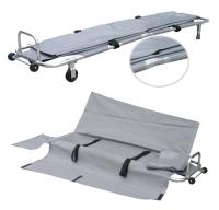 China Corpse Folding Dead Body Transport Mortuary Stretcher Oxford Cloth for sale