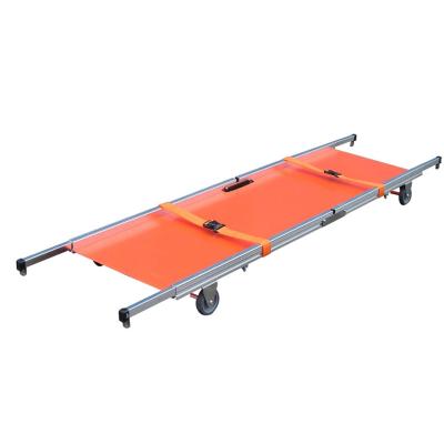 China Four Wheel Emergency Rescue PVC Fabric Stretcher Reinforcement for sale
