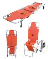 China Portable And Durable Two-Wheel Foldable Chair-Type Rescue Stretchers for sale