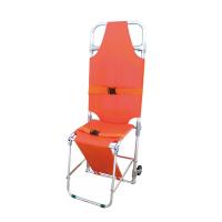 China Portable And Durable Two-Wheel Foldable Chair-Type Rescue Stretchers for sale