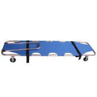China Four Wheel Folding Stretcher With Drawbar for sale