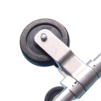 China Four Wheel Folding Stretcher With Drawbar for sale