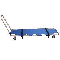 China Four Wheel Folding Stretcher With Drawbar for sale