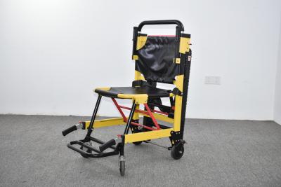 China Aluminum Alloy Manual Crawler Type Stair Stretcher Foldable Lightweight For Hospital Patient Transfer for sale