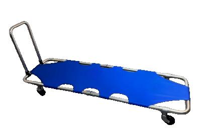 China Four Wheel Folding Stretcher With Drawbar for sale