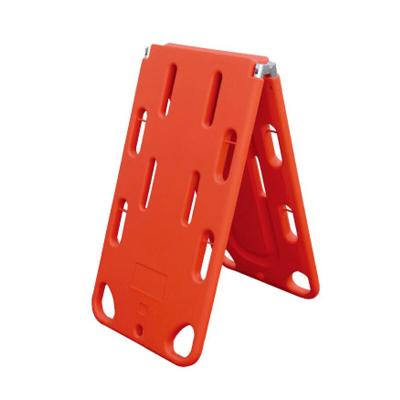 China High-density plastic foldable emergency stretcher spine board with X-ray and CT penetration for sale