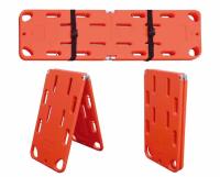 China Ambulance Collapsible 187CM 4CM Folding Medical Stretcher X Ray Support for sale