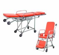 China 196×55×86cm Folding Ambulance Stretcher Adjustable for sale