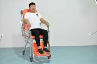China 196×55×86cm Folding Ambulance Stretcher Adjustable for sale
