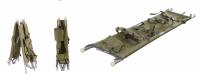 China Aluminum Alloy Folding Medical Stretcher 200 X 46 X 16cm For Ambulance 9 Kg for sale