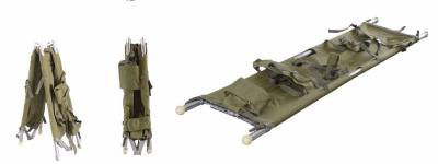 China Aluminum Alloy Folding Medical Stretcher 200 X 46 X 16cm For Ambulance 9 Kg for sale