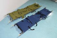 China PVC Aluminum Alloy Folding Medical Stretcher 208 X 55 X 13CM For Ambulance 9 Kg for sale