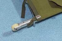 China Aluminum Alloy Folding Medical Stretcher 200 X 46 X 16cm For Ambulance 9 Kg for sale