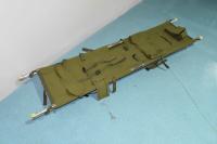 China PVC Aluminum Alloy Folding Medical Stretcher 208 X 55 X 13CM For Ambulance 9 Kg for sale