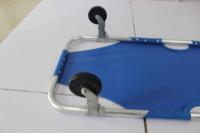 China 20CM 50CM Ambulance Scoop Folding Medical Stretcher Small Wheels For Hospital for sale