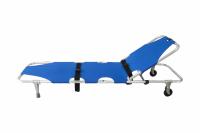 China 185CM Folding Rescue Wheeled Emergency Room Stretcher 60 Deg Hospital Ambulance for sale