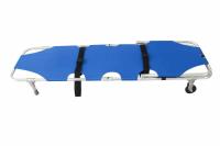 China Lightweight Patient Transport Stretcher Aluminum Alloy Stretchers with Backrest Medical Emergency Stretcher Bed for sale