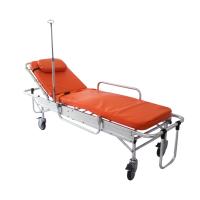 China 50cm Portable Gurney Folding Ambulance Stretcher 30 Deg For Clinic for sale