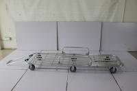 China 190 X 55 X 92CM Folding Ambulance Stretcher Trolley 40kg Height Adjustable Automatic Boarding for sale