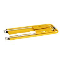 China 7kg ,162cm Aluminum Folding Stretcher Multifunctional Medical Lightweight Portable Folding Scoop Stretcher for sale
