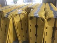 China 210CM 6CM Folding Scoop Stretcher Lightweight Foldable Stretcher ABS Handrails for sale