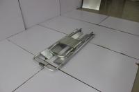 China Aluminum Alloy Medical Folding Scoop Stretcher Transport White 44cm 60cm for sale