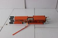 China 208CM Medical Equipment Portable Ambulance Double Folding Stretcher 4.7KG for sale
