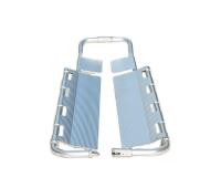 China Blue 210cm 44cm Ambulance Collapsible Scoop Stretcher With Straps Manually Operated for sale