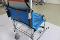 China 20in Wheeled Steps Manual Stair Climbing Wheelchair Stretcher Without Armrests for sale