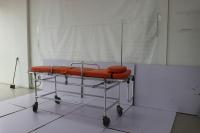 China 190CM & 21inch Hospital Stretcher Patient Transfer Trolley Aluminum Alloy Non Magnetic Cart for sale