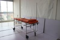 China 190CM & 21inch Hospital Stretcher Patient Transfer Trolley Aluminum Alloy Non Magnetic Cart for sale