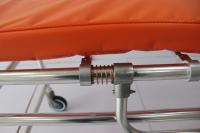 China 190CM & 21inch Hospital Stretcher Patient Transfer Trolley Aluminum Alloy Non Magnetic Cart for sale