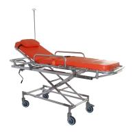 China Adjusted 75in 60 Deg Hospital Patient Stretcher Transport Trolley Non Magnetic Cart for sale