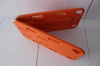 China High-density plastic foldable emergency stretcher spine board with X-ray and CT penetration for sale