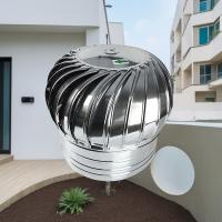 China Stainless Steel Roof Ventilating Fan 300-1000mm Wind Driven Turbine Exhaust for Poultry Farm Industrial Ventilation for sale