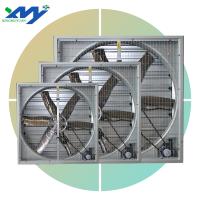 China Galvanized Sheet Hammer Exhaust Fan 50 Inch 380V for Greenhouse Warehouse Air Cooling for sale
