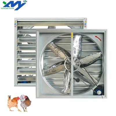 China 1380mm Wall Mounted Heavy Hammer Box Exhaust Fan 44500m3/h 1100W for Poultry Greenhouse Cooling for sale