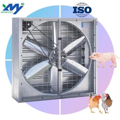 China Industrial 1380mm Centrifugal Exhaust Fan 44500m3/h 1100W for Greenhouse Poultry Farm Cooling for sale