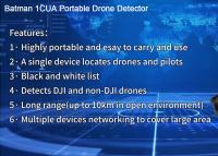 China Batman 1CUA Portable Drone Detector for sale