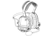 China Full-duplex ENC pickup noise cancelling headset ETF9 for sale