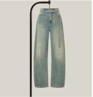 China High-waisted, curved blade-style cut with unique side seam and knee tapering for sale