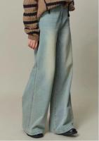 China Loose-fit wide-leg design with mid-high waist for sale