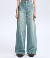 China Loose-fit wide-leg design with mid-high waist for sale