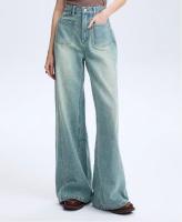 China Loose-fit wide-leg design with mid-high waist for sale