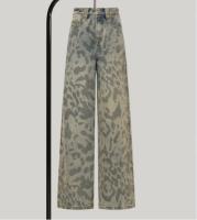 China Street-style wide-leg fit with a mid-high waist for sale