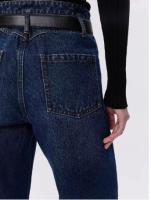 China High-waisted straight-leg denim trousers. for sale