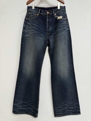 China Mid High Waist Cut Denim Bottom For A Universally Flattering Fit for sale