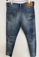 China Heavy Wash And Vintage Faded Finish Denim Bottom For A Nostalgic Vibe for sale