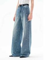 China High Waisted Wide Leg Jeans For A Classic And Flattering Silhouette for sale