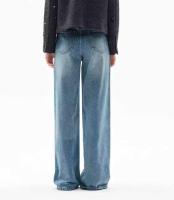 China High Waisted Wide Leg Jeans For A Classic And Flattering Silhouette for sale
